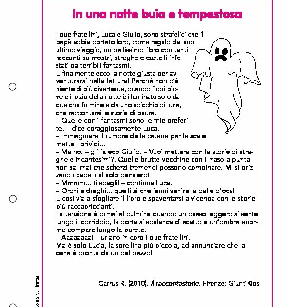 In una notte buia e tempestosa | Giunti Scuola