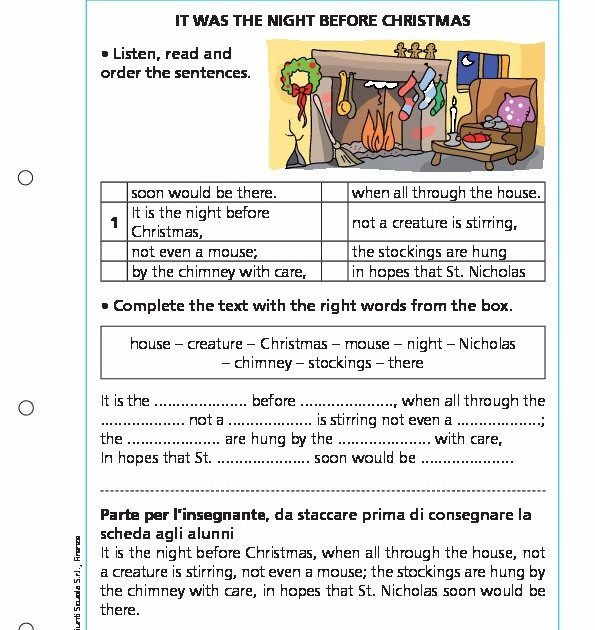 It was the night before Christmas | Giunti Scuola