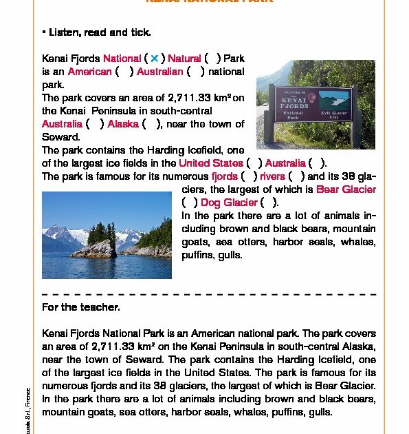 Kenai National Park | Giunti Scuola