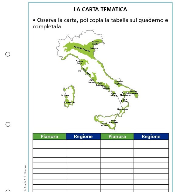 La carta tematica | Giunti Scuola