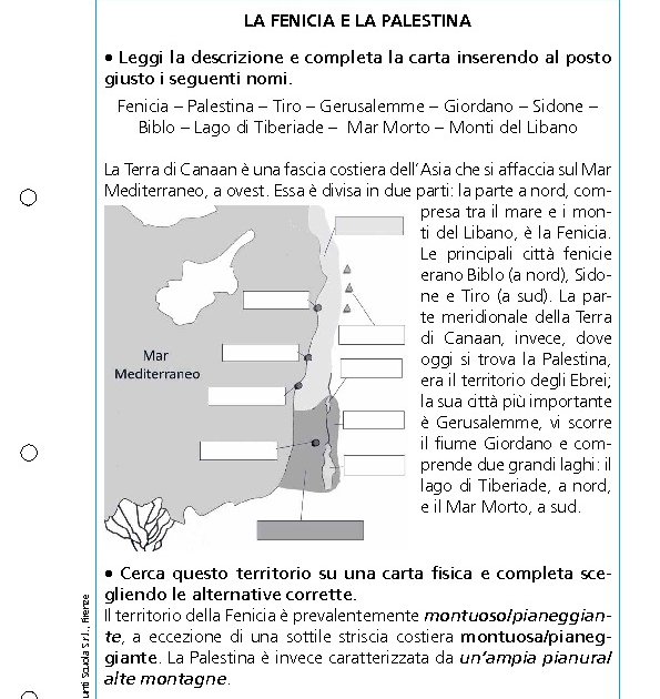 La Fenicia e la Palestina | Giunti Scuola