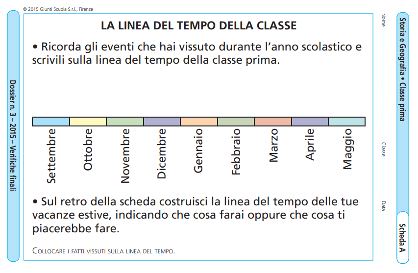 La linea del tempo della classe | Giunti Scuola