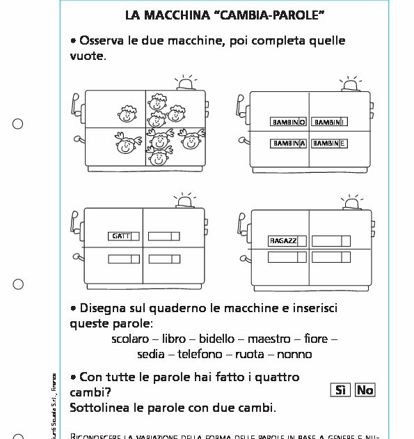 La macchina "cambia-parole" | Giunti Scuola
