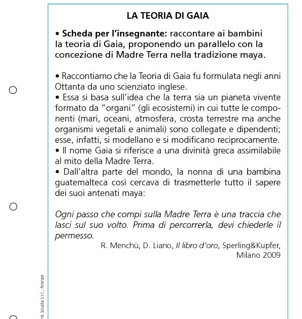 La teoria di Gaia | Giunti Scuola