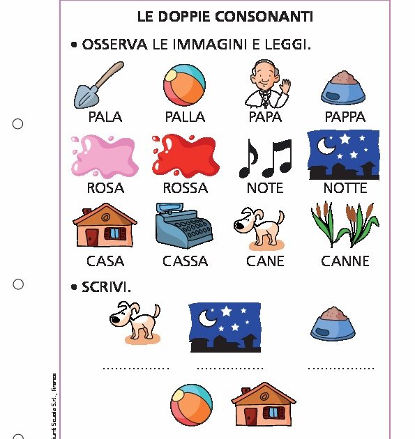 Le doppie consonanti/1 | Giunti Scuola