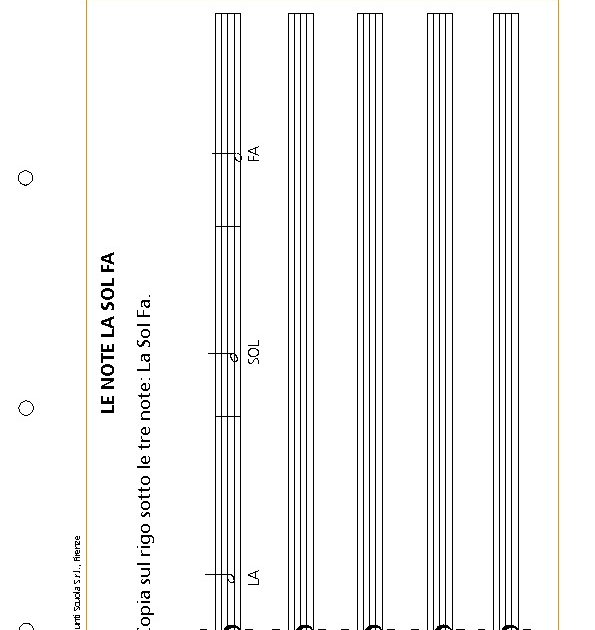 Le note LA SOL FA | Giunti Scuola