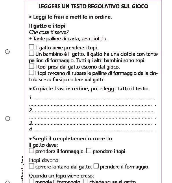 Leggere un testo regolativo sul gioco | Giunti Scuola