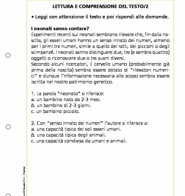 Lettura e comprensione del testo/2 | Giunti Scuola