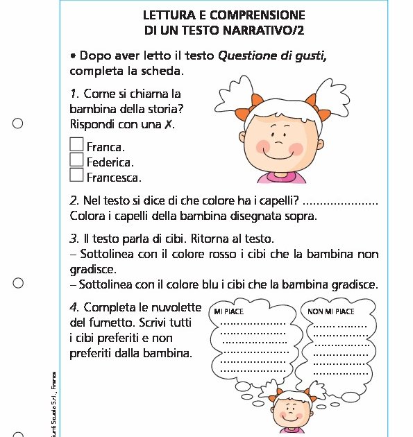 Lettura e comprensione di un testo narrativo/2 - Lettura e comprensione ...