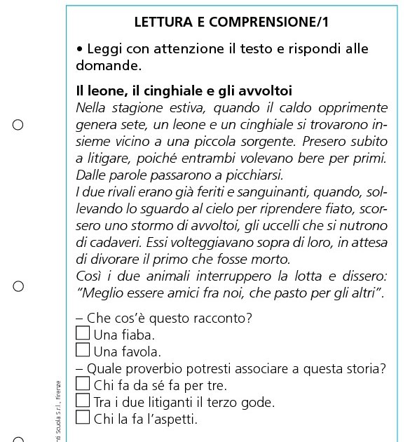 Lettura e comprensione/1 | Giunti Scuola