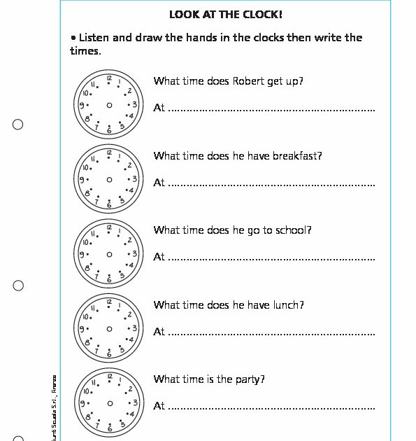 Look at the clock! | Giunti Scuola