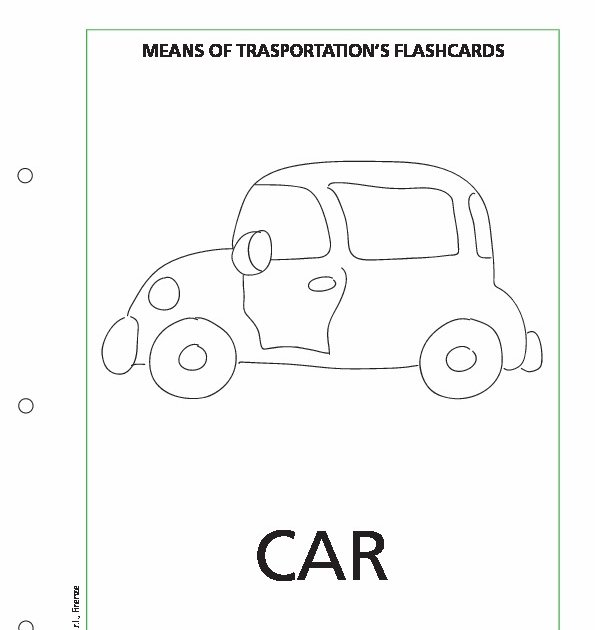 Means of transportation's Flashcards | Giunti Scuola