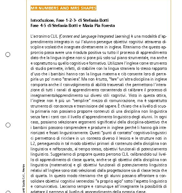 Mr Numbers and Mrs Shapes | Giunti Scuola