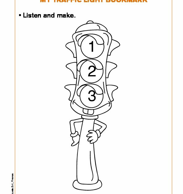 My traffic light bookmark | Giunti Scuola