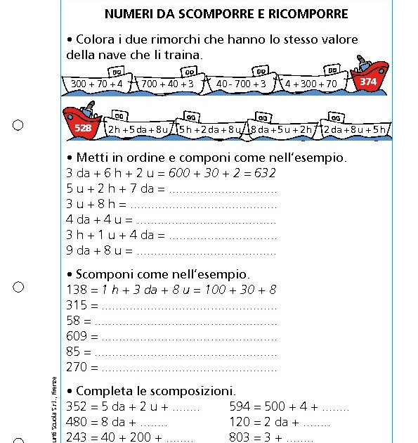 Numeri da scomporre e ricomporre | Giunti Scuola