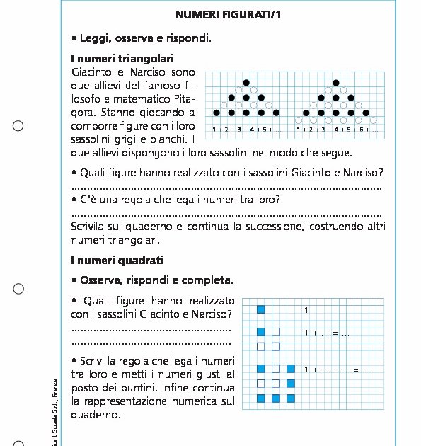 Numeri figurati/1 | Giunti Scuola