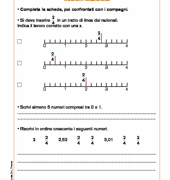 Esempi Di Numeri Razionali Precorso Di Matematica