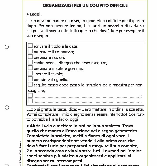Organizzarsi per un compito difficile | Giunti Scuola