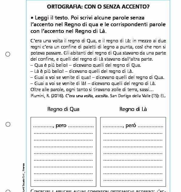 Ortografia: con o senza accento? | Giunti Scuola