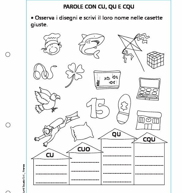 Parole con cu, qu e cqu | Giunti Scuola