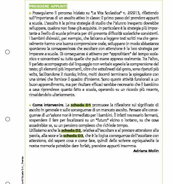 Prendere appunti | Giunti Scuola