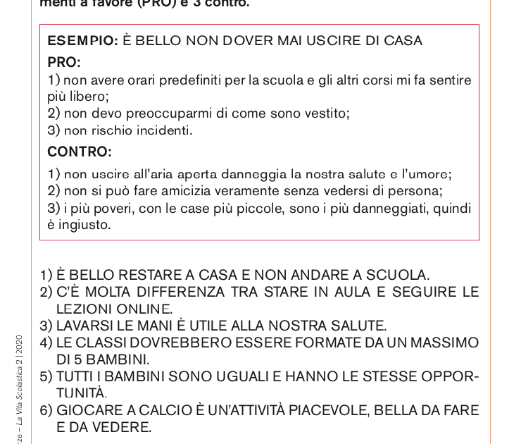 Pro e contro | Giunti Scuola