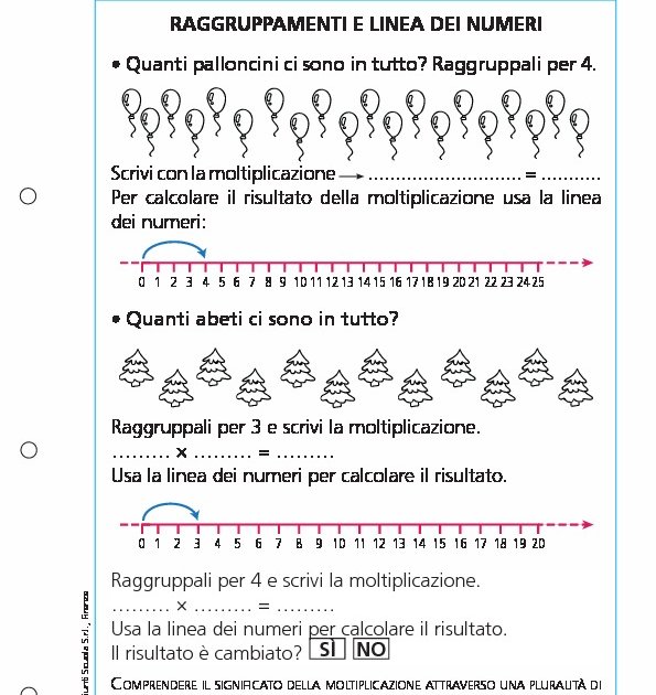 Raggruppamenti e linea dei numeri | Giunti Scuola