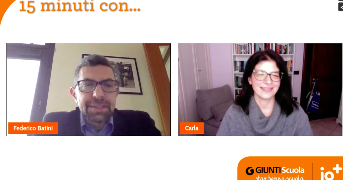 Registrazione | Federico Batini intervista Carla Aprile | Giunti Scuola