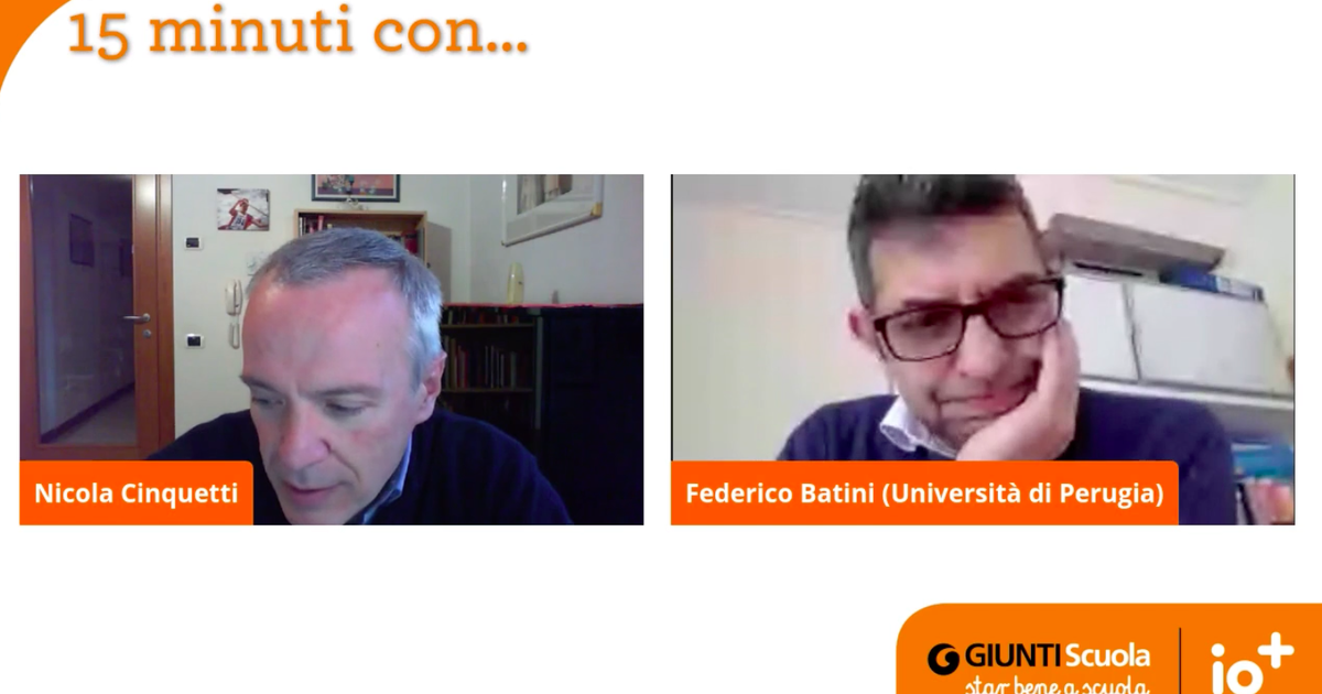 Registrazione | Federico Batini intervista Nicola Cinquetti | Giunti Scuola