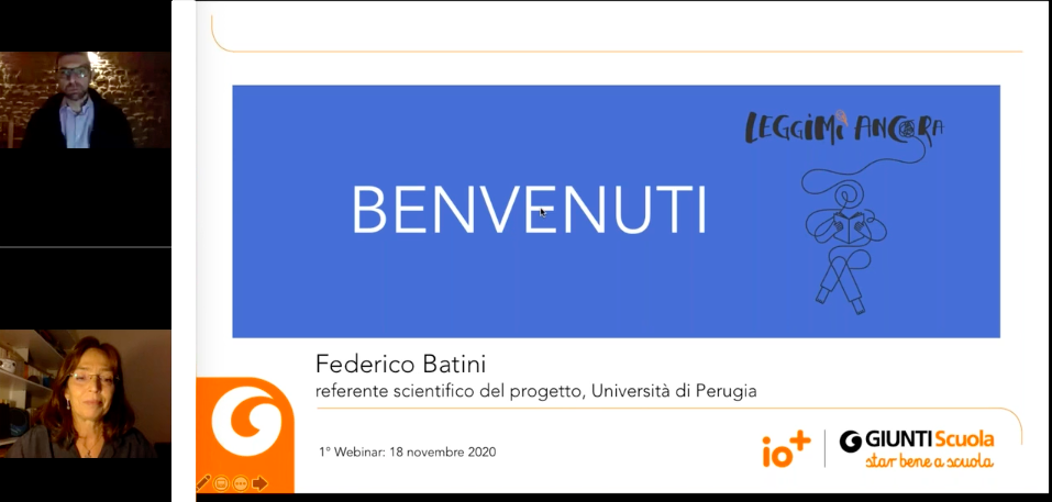 Registrazione | Leggimi ancora 1° webinar con Federico Batini | Giunti ...