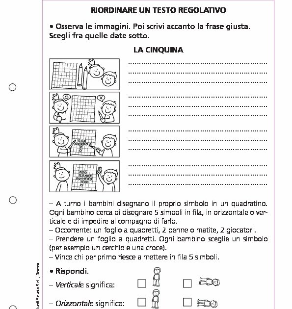 Riordinare un testo regolativo | Giunti Scuola