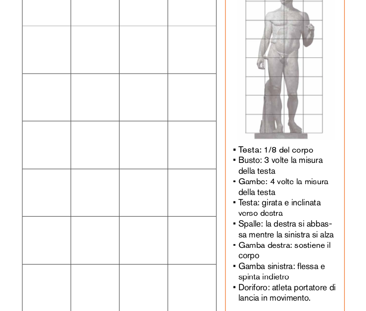 Riproduci il Doriforo | Giunti Scuola