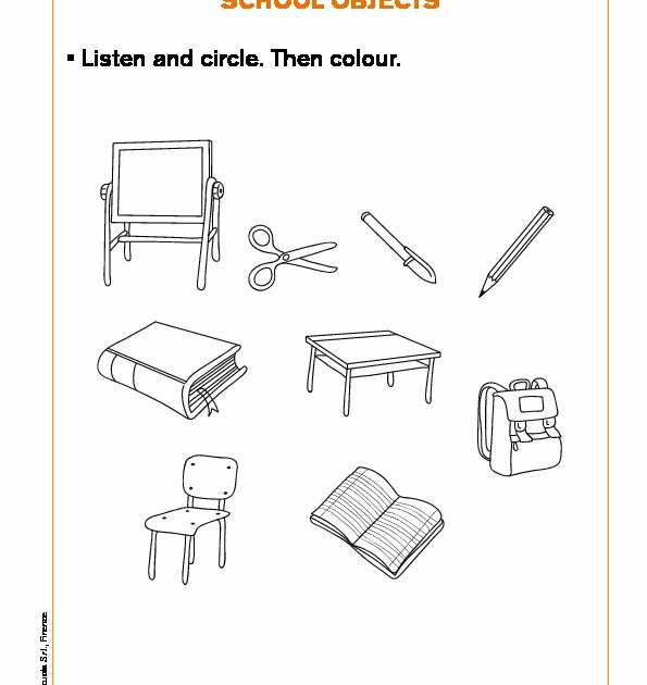 School objects - School objects | Giunti Scuola