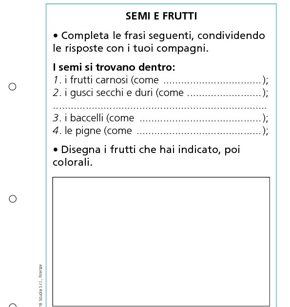 Semi e frutti | Giunti Scuola