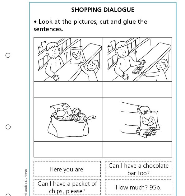 Shopping dialogue | Giunti Scuola