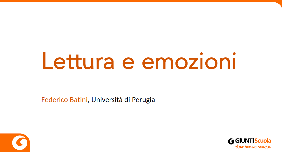 Slide | Leggimi ancora 3° webinar con Federico Batini | Giunti Scuola