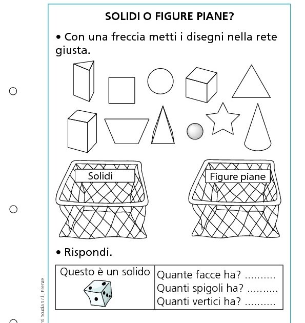 Solidi o figure piane? | Giunti Scuola Solidi o figure piane? | Giunti Scuola