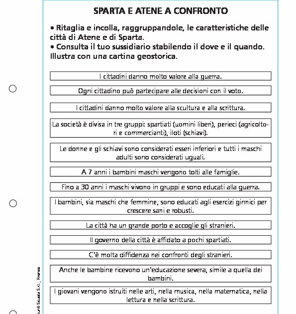 Sparta e Atene a confronto | Giunti Scuola