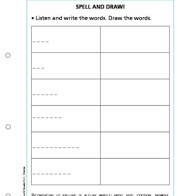 Spell and draw! | Giunti Scuola