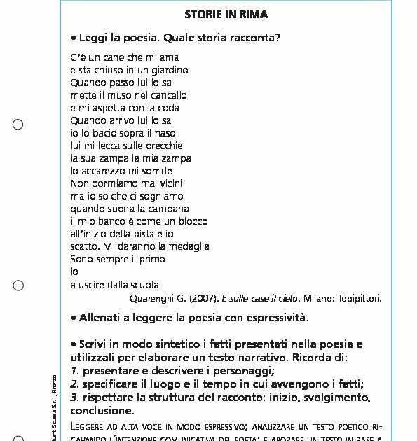 Storie in rima | Giunti Scuola