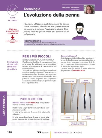 L'evoluzione della penna - Raccolta | Giunti Scuola