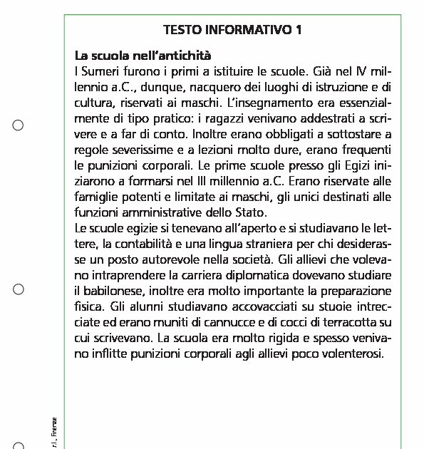 Testo informativo/1 | Giunti Scuola