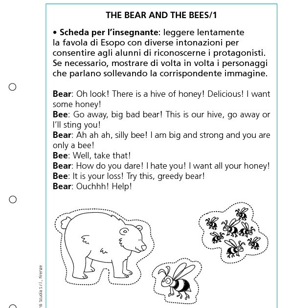 The bear and the bees/1 | Giunti Scuola