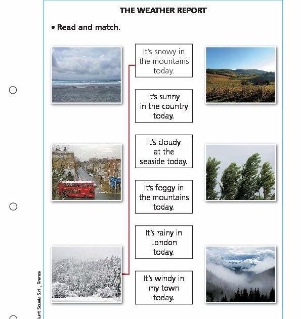 The weather report | Giunti Scuola