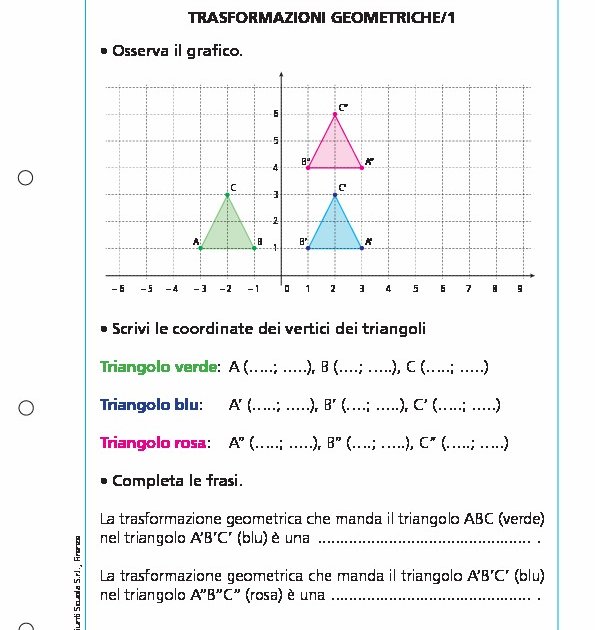 Trasformazioni geometriche/1 | Giunti Scuola