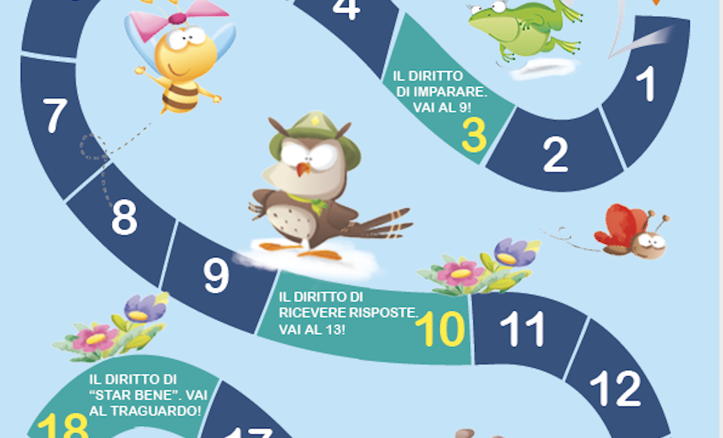 Un Gioco dell'oca da scaricare per scoprire i Diritti dei bambini | Giunti Scuola