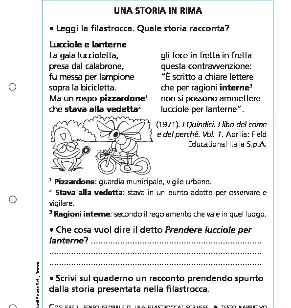 Una storia in rima | Giunti Scuola