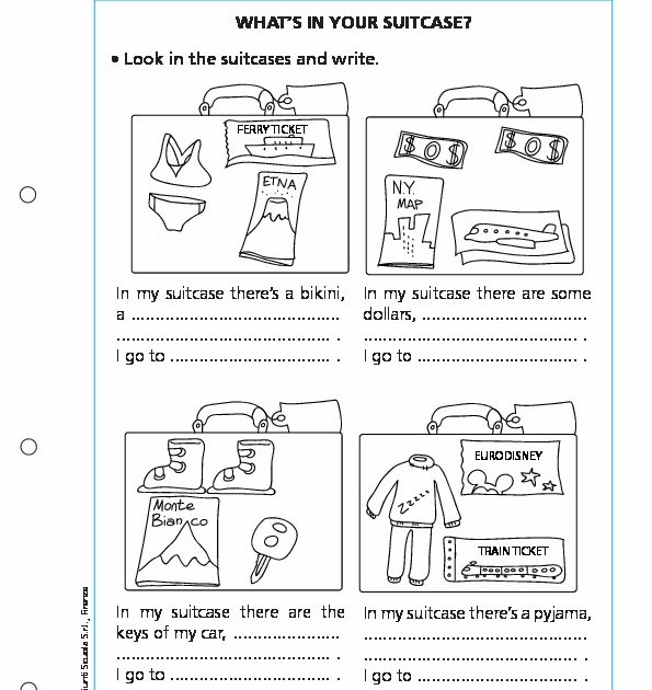 What's in your suitcase? | Giunti Scuola